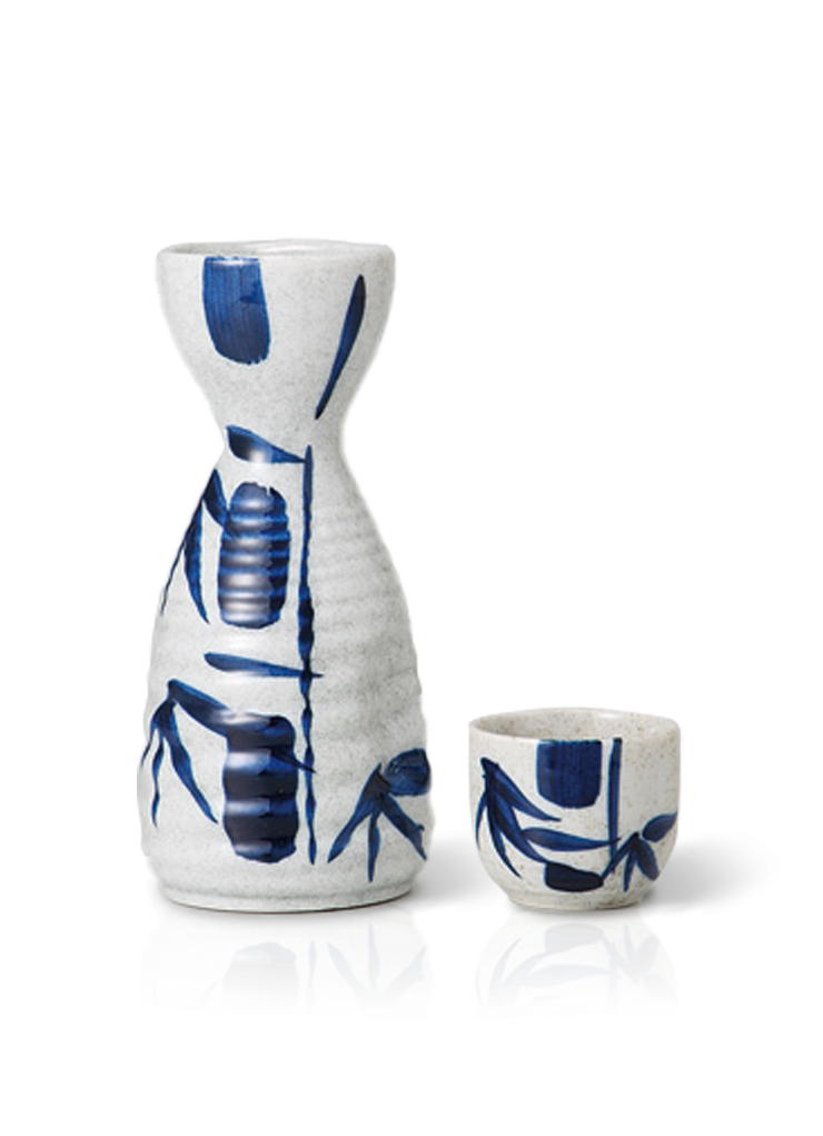 Japanese Sake Set Carafe Cups Uisuki
